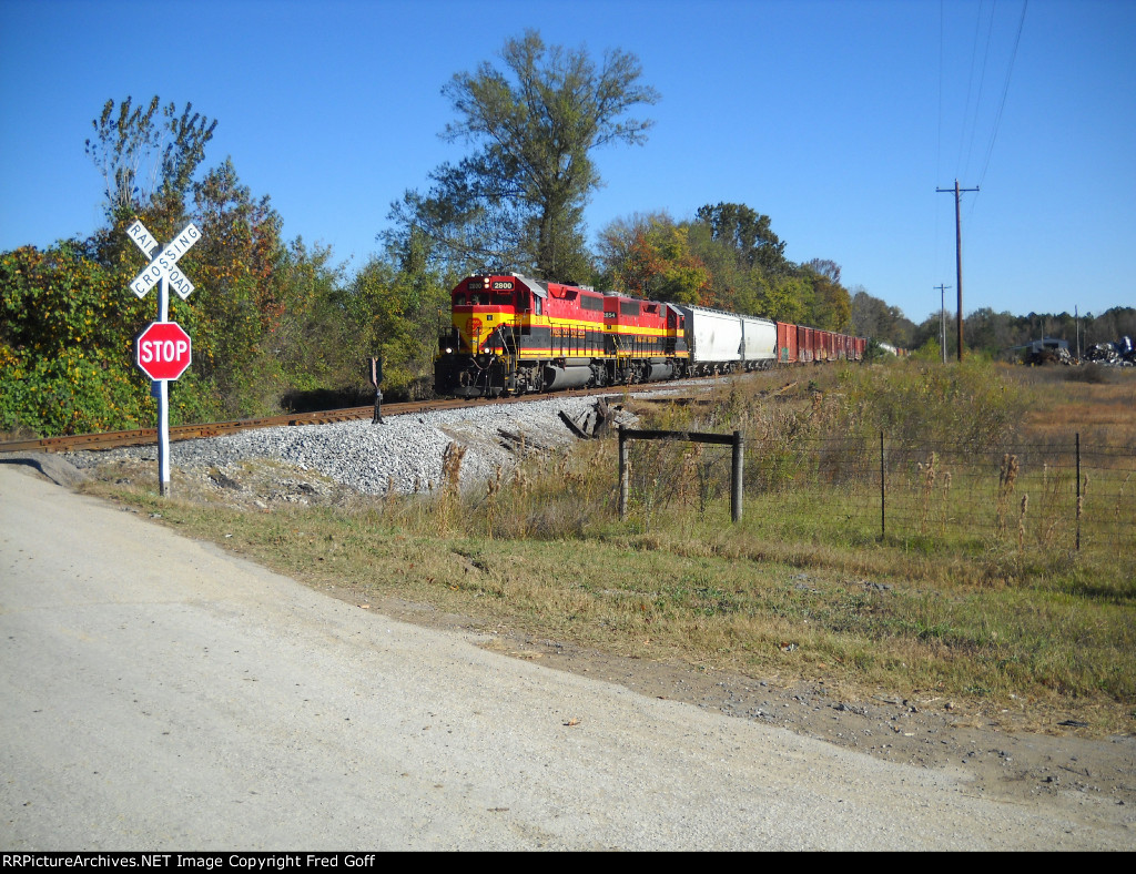 KCS 2800 South at old GM&O mile post 305.3